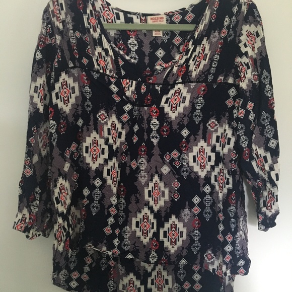 Tops | Teens Aztec Blouse | Poshmark